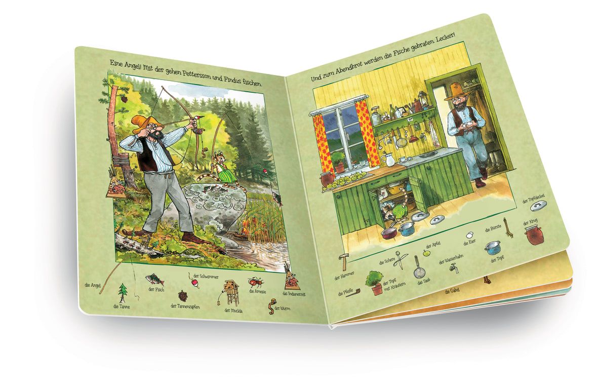 Komm mit zu Pettersson und Findus! Ein Wimmelbilderbuch